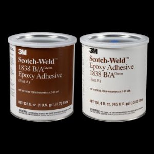 3M™ Scotch-Weld™ Epoxy Adhesive, 1838, green, 1 gallon Kit
